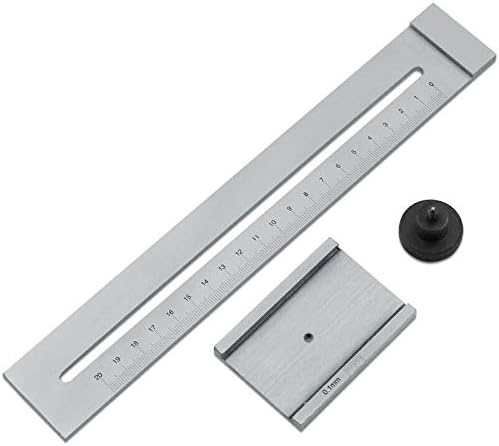 Stainless Steel Ruler, SENRISE 0-200mm Stainless Steel Ruler Metal ...