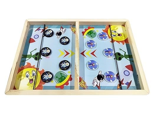 myhoodwink® 2 in 1 Fastest Finger Sling Puck Board Games & Toys for ...