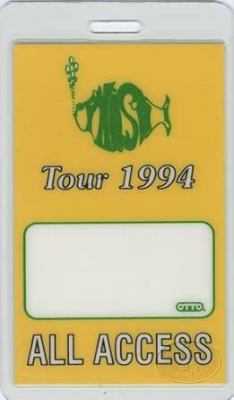 Phish 1994 Laminated Backstage Pass AAA Ylw at Amazon's Entertainment ...