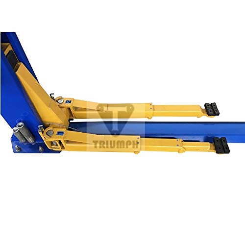 TRIUMPH NT9FP 9,000 lb Two Post Auto Lift Floor Plate Car Hoist Truck ...