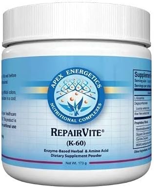 Amazon.com: Apex Energetics K-60 REPAIRVITE (173g) Enzyme-Based Herbal ...
