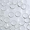 Amazon.co.jp: ファイニエ ガラス カボション 14mm 100個 クリア 透明 貼り付け パーツ アクセサリー ハンドメイド ...