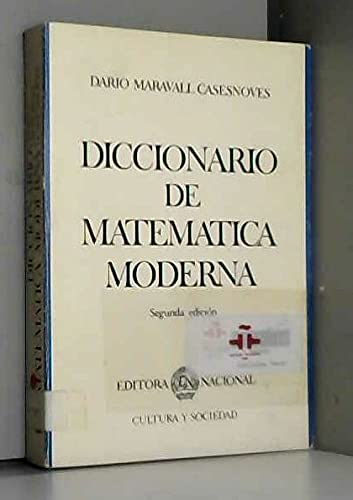 Diccionario de Matemática Moderna. (Spanish Edition) : Amazon.com.mx ...