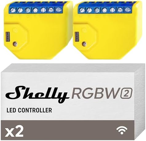 Shelly DIMMER 2 Dispositivo Wi-Fi per il Controllo di Luci Alogene, LED ...