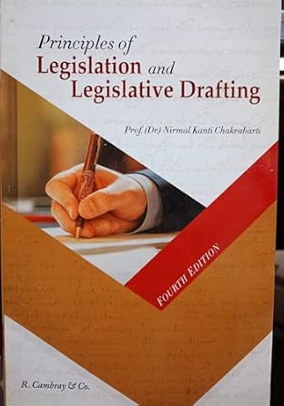 Buy Principles of Legislation and Legislative Drafting Book Online at ...