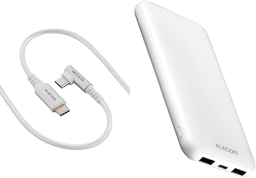 Amazon.co.jp: 【Mobile Battery Set】 Elecom USB Type-C Cable 3.3 ft (1 m ...