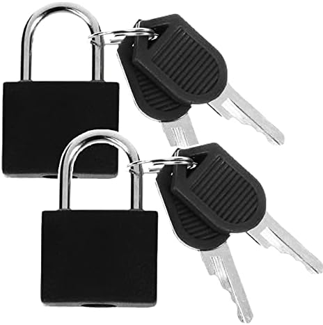 Matory 3 Set Mini Padlock with Keys Small Diary Padlocks Luggage ...