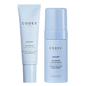Amazon.com: Codex Labs Shaant Balancing Face Cream (50ml) & Foaming Face Cleanser (100ml) - Oil ...