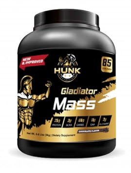 Optimus & Hunk Nutrition Gladiator Mass Gainer 3kg | High Protein Gain ...