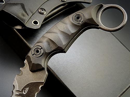 Snapklik.com : Ccanku C1691N Fixed Blade Knife,D2 Steel Nylon ...