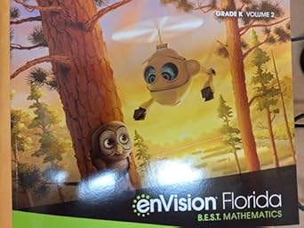 Grade K Envision Math Florida B.E.S.T Student Edition Volume 2 ...