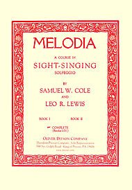 Melodia. (A Comprhensive Course in Sight-singing (Solfeggio)).: Samuel ...
