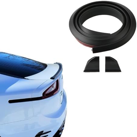AUTOXBERT Universal Gloss Black Car Rear Wing Lip Spoiler Tail Trunk ...