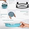 Amazon.com: Collapsible Batter Bowl with Lid, No Mess Muticolor Breader ...