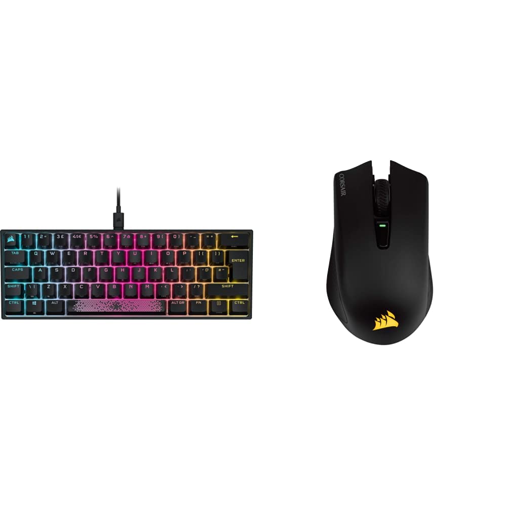 Buy Corsair K65 RGB MINI 60% Mechanical Gaming Keyboard QWERTY, Black ...