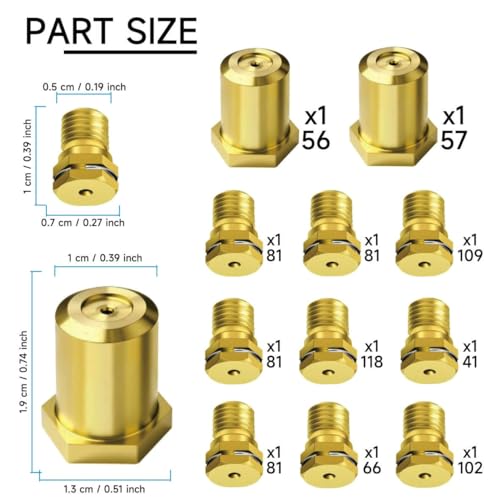 GRLP5 Series Natural Gas to Propane LPG Conversion Kit for Frigidaire ...