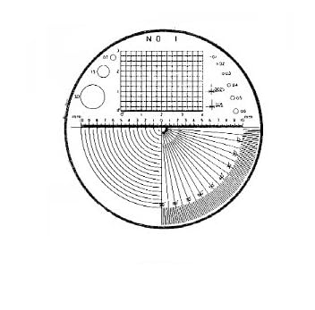 Reticle #1- for 7X Comparator: Surface Roughness Comparators: Amazon ...