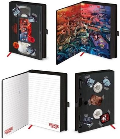 Stranger Things A5 Wiro Notebook with Metallic Cover featuring the Cast ...