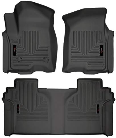 Enthuze Front and Rear Floor Liners for 2019-2025 Chevrolet Silverado ...