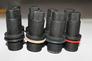 Half Inch PVC End Plug Dummy with Collar, Pipe Dummy (50) : Amazon.in ...