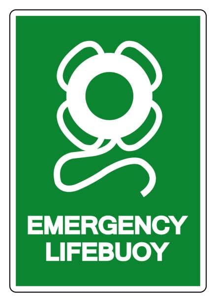 Emergency Lifebuoy Sign Sticker, Waterproof Sticker : Amazon.in: Office ...