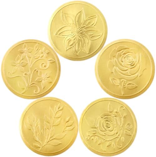 Amazon.com: G2PLUS 300PCS Embossed Gold Foil Stickers, Gold Heart ...