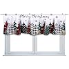 Amazon.com: Christmas Window Valance, 54x18 Inch Christmas Tree ...