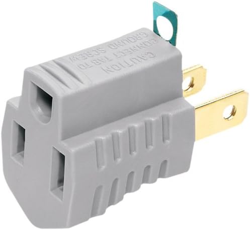 Eaton 419GY 15-Amp 125-Volt Single Outlet Grounding Adapter - Outlet ...