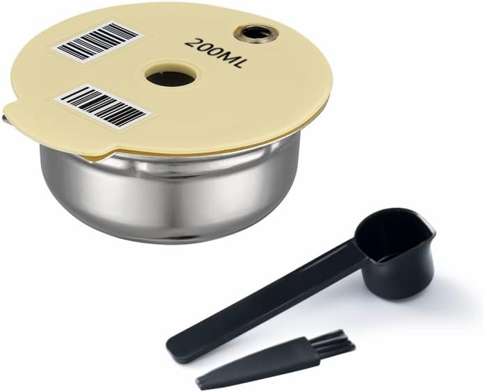 200ML Stainless Steel Tassimo Reusable Coffee Pod, BENFUCHEN Tassimo ...