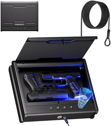 Amazon.com: Gun Safe, Biometric Gun Safes for Handgun with 3 Ways ...