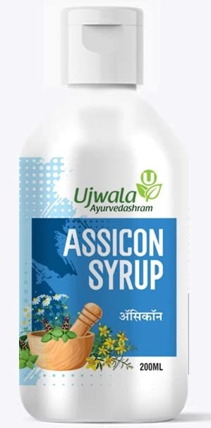 Buy Ujwala Ayurvedashram Assicon Syrup - 200 Ml For Acidity & Gases ...