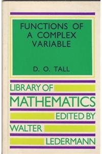 Functions of a Complex Variable (Library of Mathematics): Amazon.co.uk ...