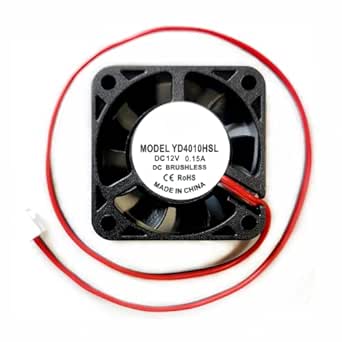 Amazon.com: DAKKZA Cooling Case PC Fan for 40mm x 40mm x 10mm DC 12V 0 ...