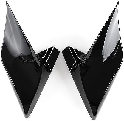 Amazon.com: Gloss/Vivid Black Stretched Extended Side Covers Panel For ...