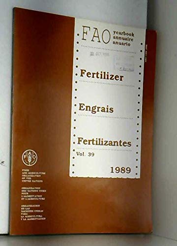 Buy FAO yearbook: fertilizer: 039 (FAO statistics series, 95) Book ...