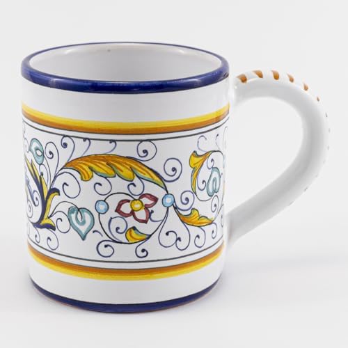 Amazon.com: Fima thatsArte.com - Italian Ceramic Mug Ricco Deruta ...