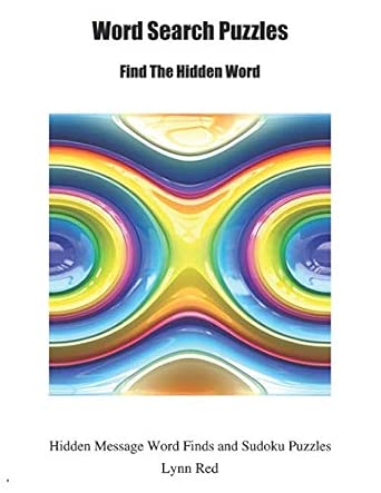 Word Search Puzzles: Find The Hidden Word: Red, Lynn: 9798655374065 ...