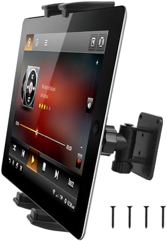 JYUHA 1 Pack Tablet Wall Mount Holder, 360 Degrees Adjustable Tablet ...