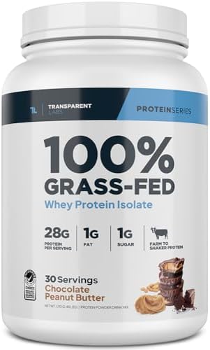 Amazon.com: Transparent Labs Grass-Fed Whey Protein Isolate - Naturally ...