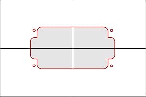 Amazon.com: Pickup Routing Template- Humbucker 3/8" Collar : Musical ...