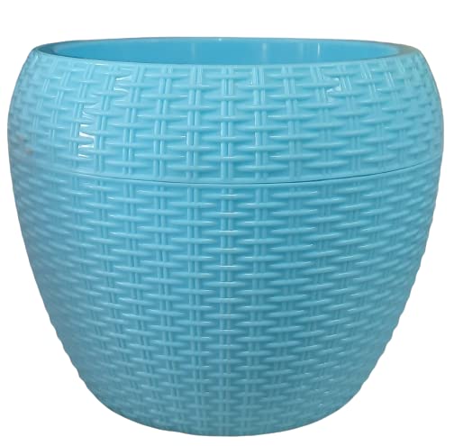 Twinkle Square Virgin Plastic Diamond Pot/Flower Pot Color-Blue |Pack ...