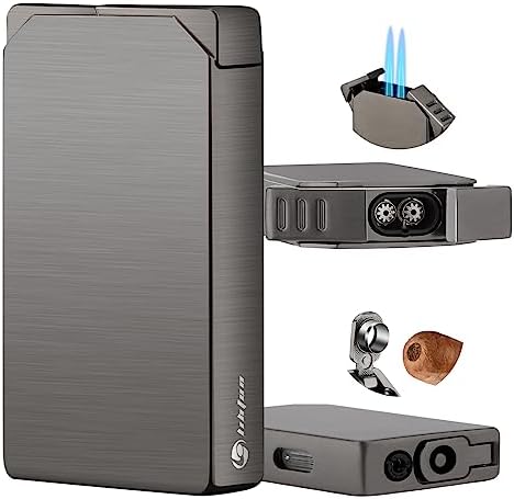 Amazon.com: SEMKONT Cigar Lighter, All in One Windproof Lighter with ...
