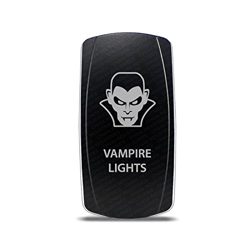 Amazon.com: CH4x4 Rocker Switch Vampire lights Symbol - White LED ...