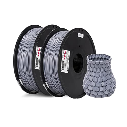 Snapklik.com : Micro Center Inland PLA+ Filament 175mm - 2 Pack Gray 3D ...