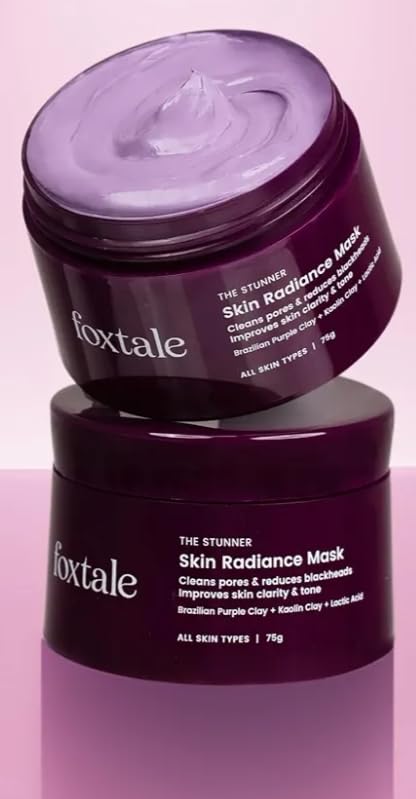 Buy Foxtale Original De-Tan Face Mask for Glowing Skin| Clay Mask with ...