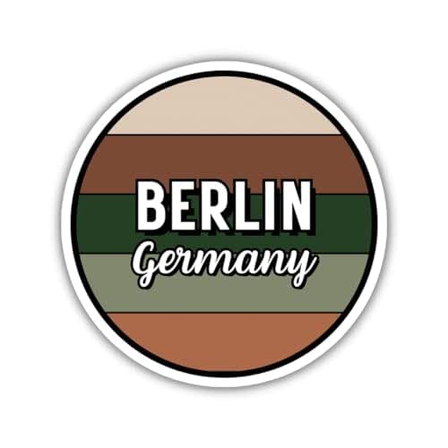 Amazon.com: Berlin Germany Travel Sticker, 2.5" Multiple Colors, Laptop ...