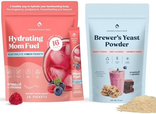Amazon.com : Mommy Knows Best Breastfeeding Support Duo: Hydrating Mom ...