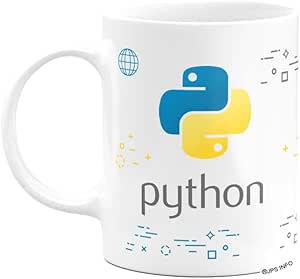 Caneca Dev - Python New - Branca | Amazon.com.br