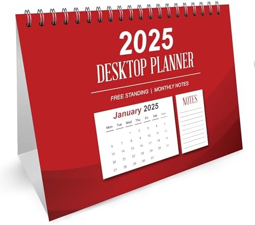 Desk Calendar 2025, 2025 Desktop Calendar Month To View, Desktop ...