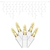 Amazon.com: Vickerman 70-Light LED Warm White White Wire M5 Twinkle ...